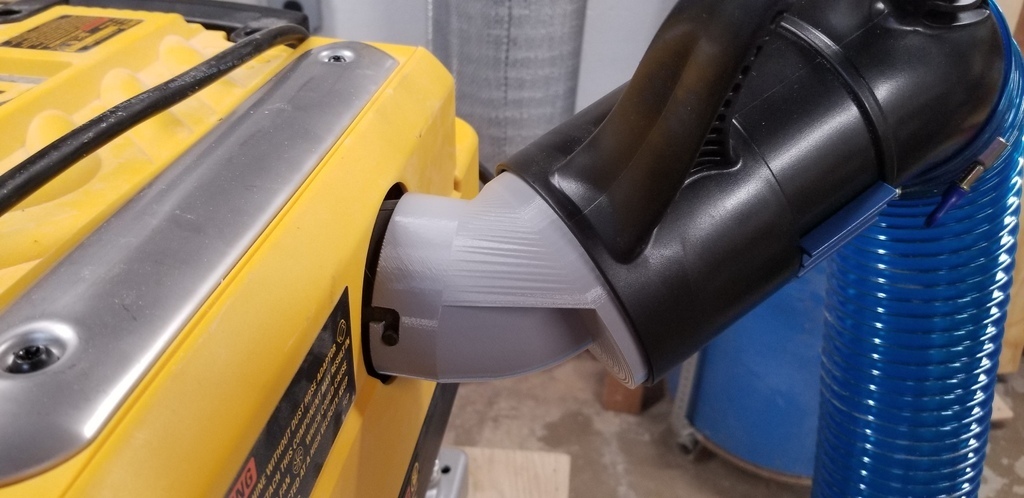 🌬️ Dewalt DW735 Planer to Dust Right Quick Change Handle Adapter・Free ...