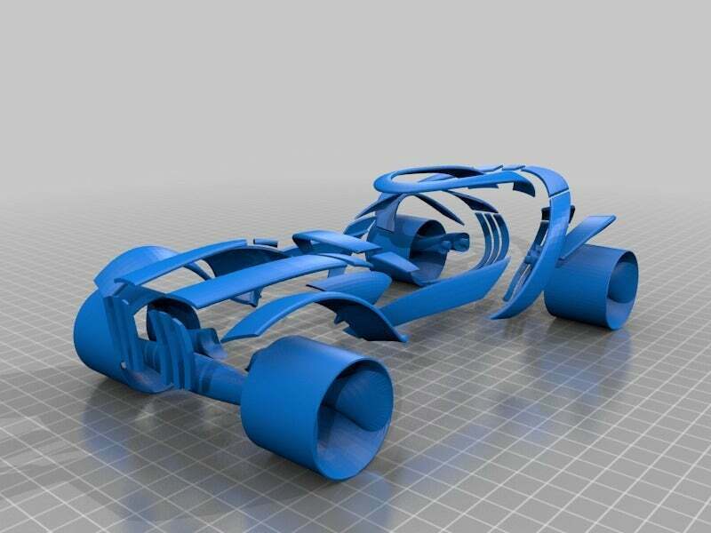 Free STL file Organic Supercar Concept 🚗 ・3D printing template to ...