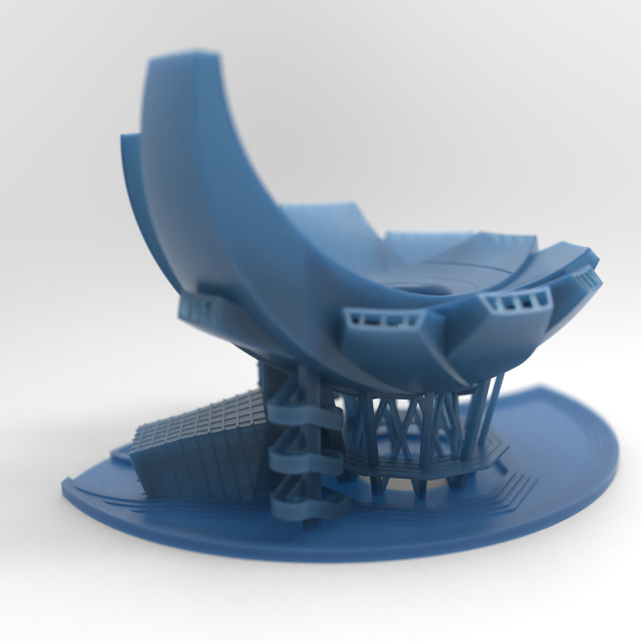 3D file Art Science Museum of Singapore 🎨・Template to download and 3D ...