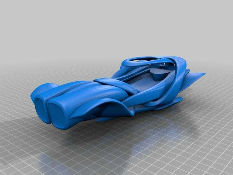 Free STL file Organic Supercar Concept 🚗 ・3D printing template to ...