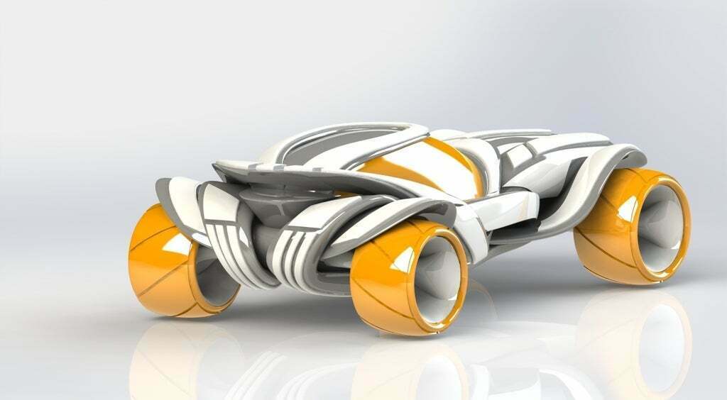 Free STL file Organic Supercar Concept 🚗 ・3D printing template to ...