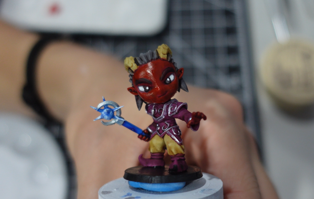 Free 3D file Chibi Tiefling Wizard 🎨・Template to download and 3D print ...