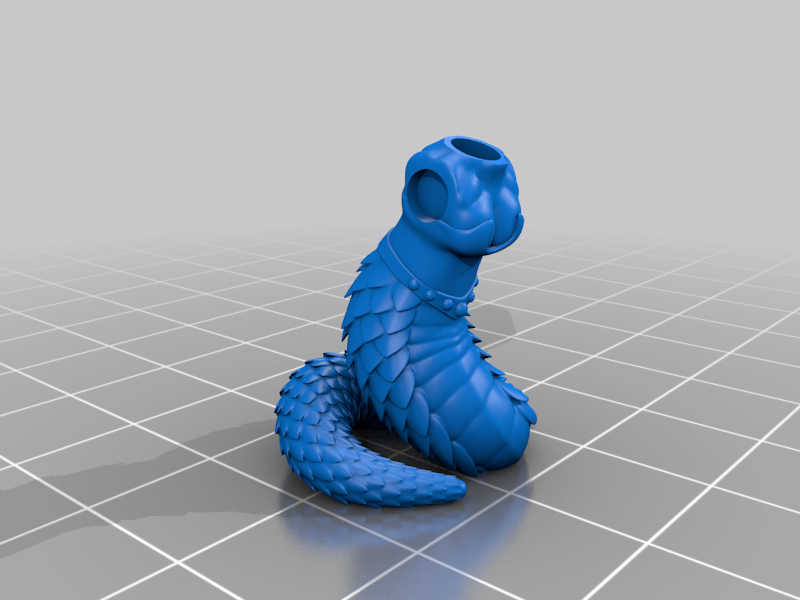 Free 3D file Chibi Naga 🎨 ・Template to download and 3D print・Cults