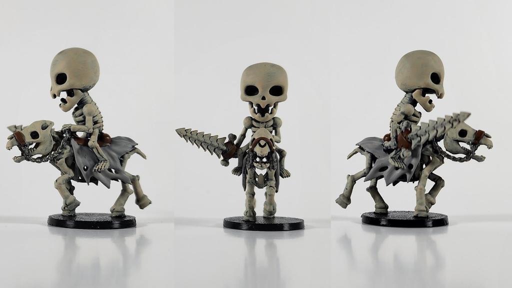 💀 Skeleton Cavalry・Free 3D File for ・Cults