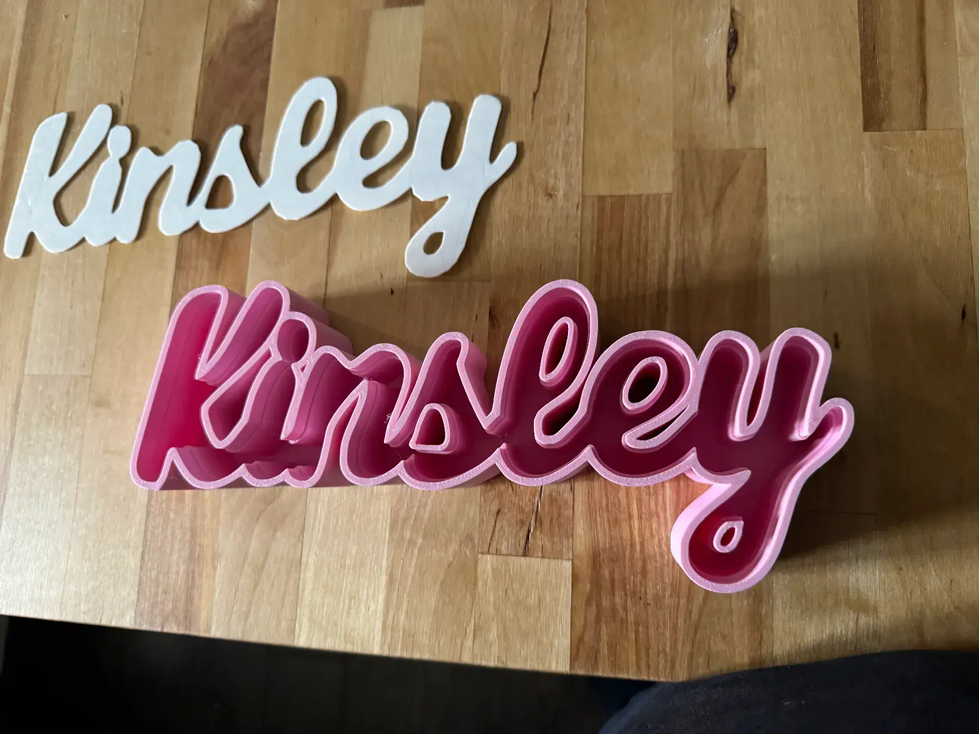 Free 3D file LED Name Marquee "Kinsley" 🎨 ・3D printer design to ...