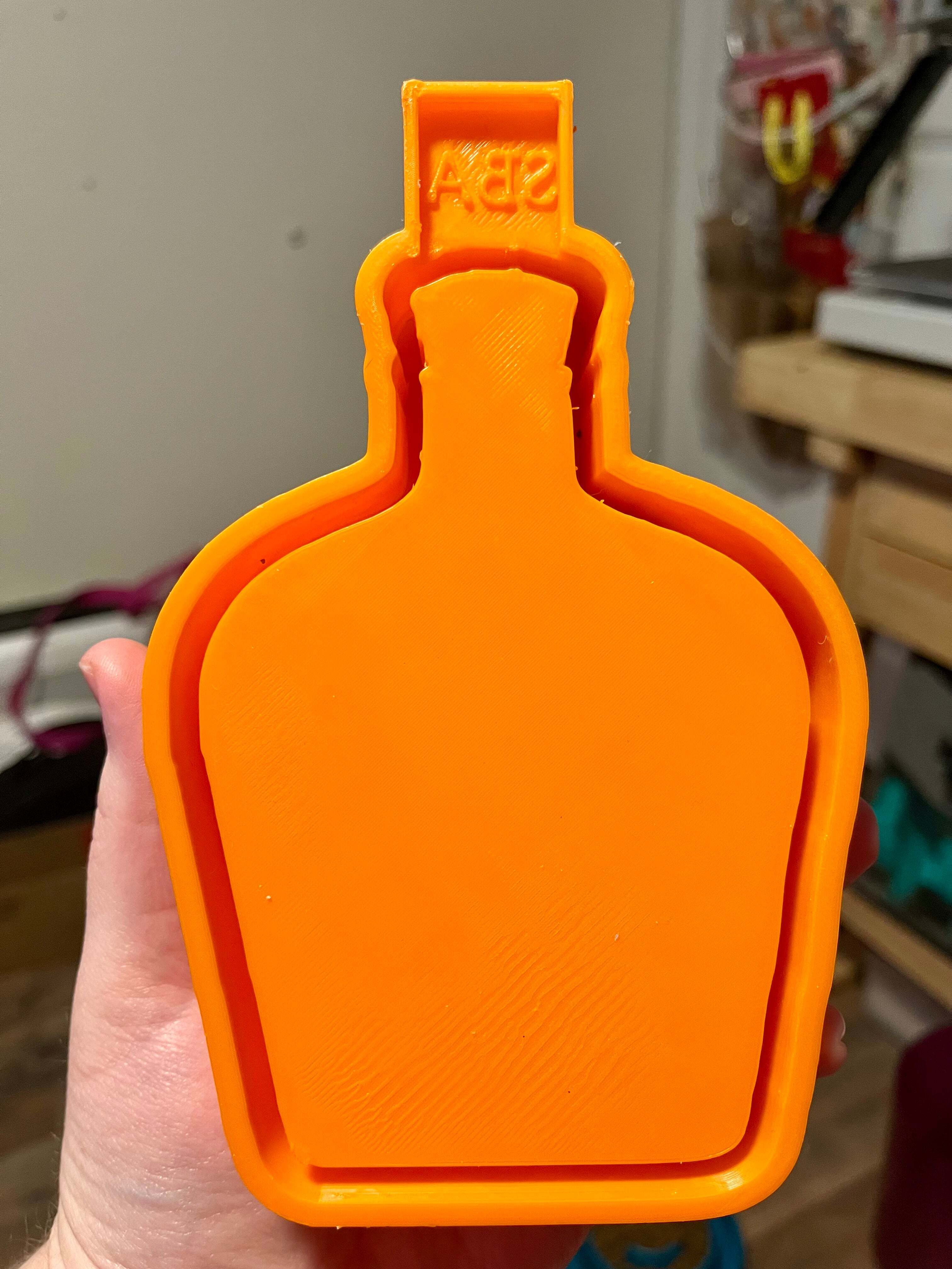 👑 Crown Royal Bottle Freshie Mold - 3D Model Mold Box for Silicone ...