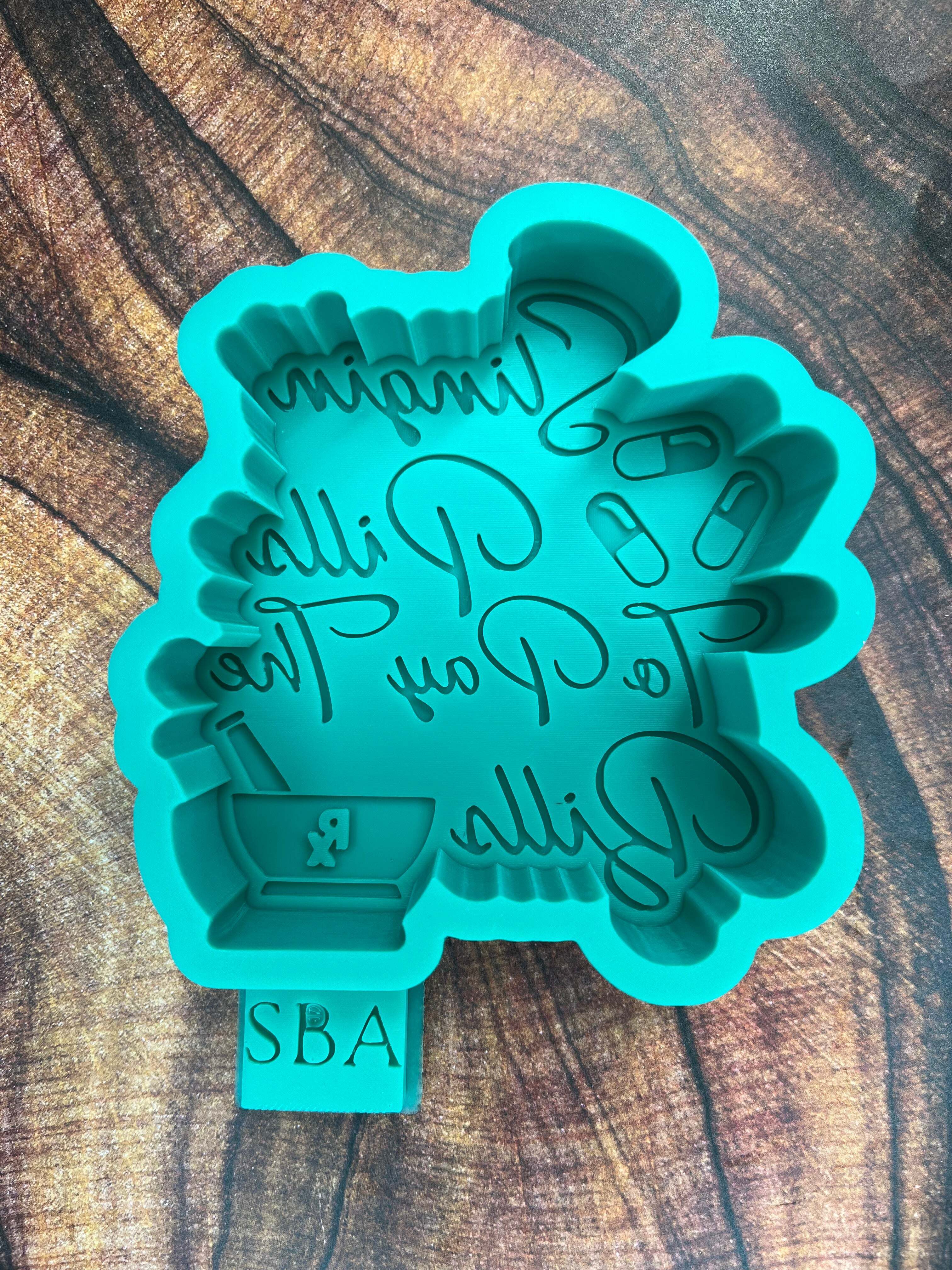💊 Slingin' Pills Freshie Mold - 3D Model Mold Box for Silicone Freshie ...