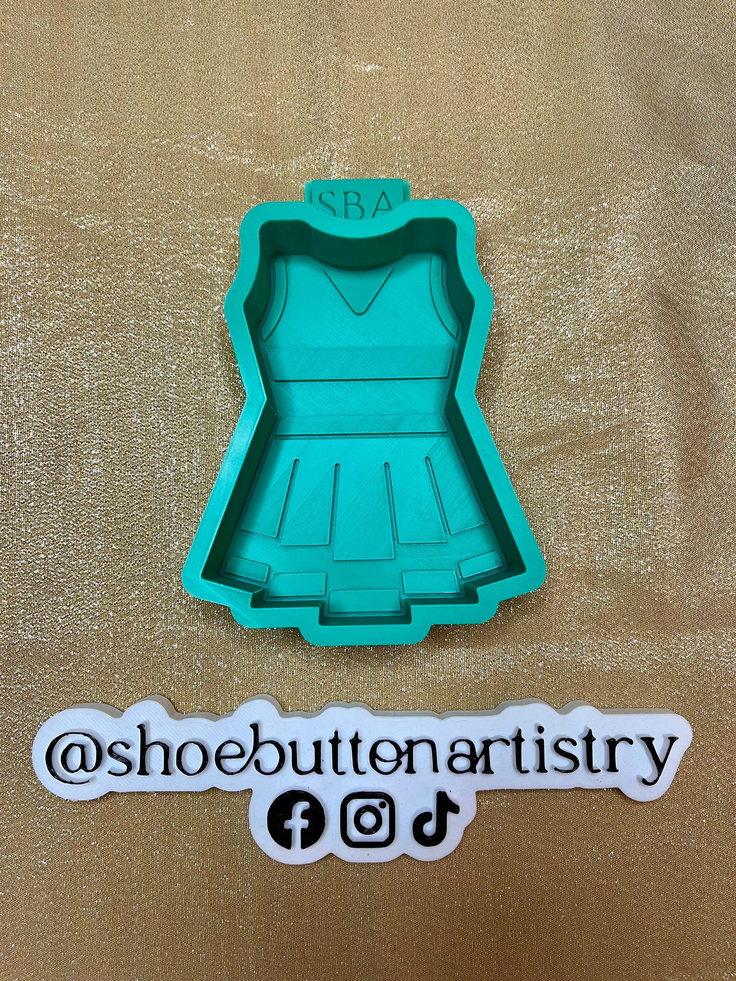 📦 Cheerleading Uniform Freshie Mold - 3D Model Mold Box for Silicone ...