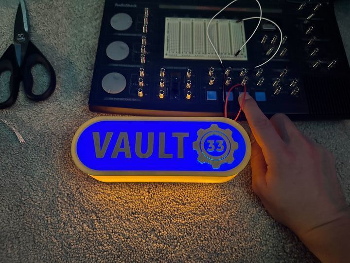 Free 3D file Fallout / Vault 33 Light Boxes 🚩 ・3D printer design to ...