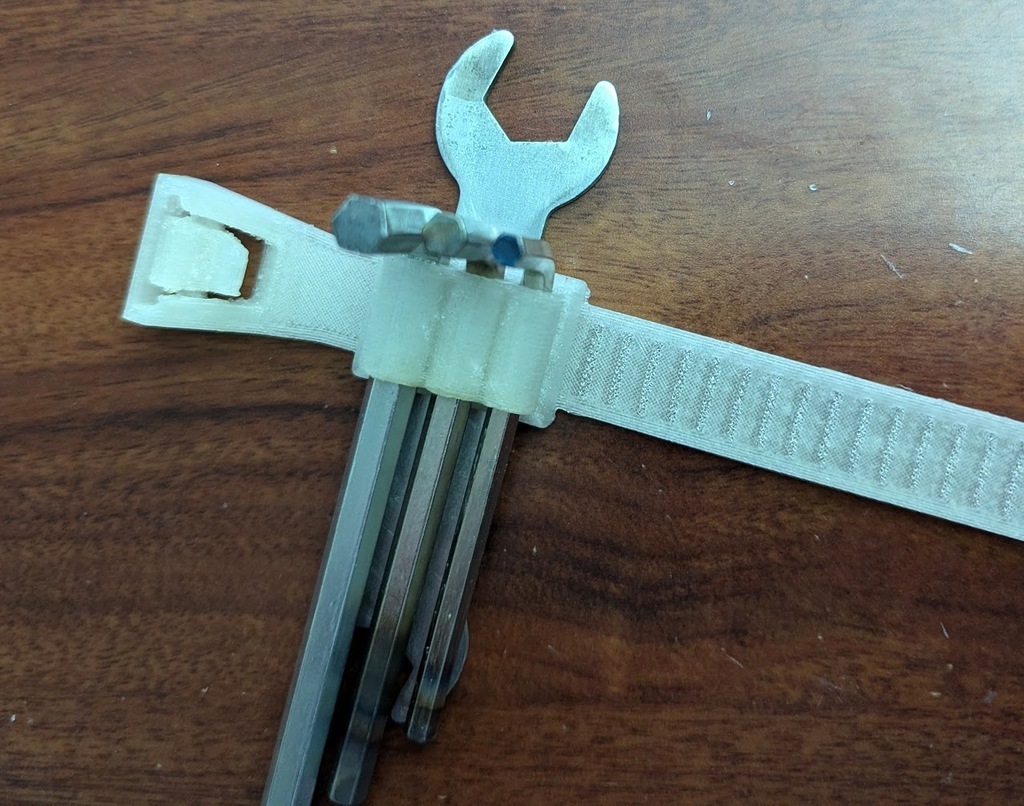 Free 3D file Cable Tie (flex) Allen Key (Hex wrench) holder 4mm, 5mm ...