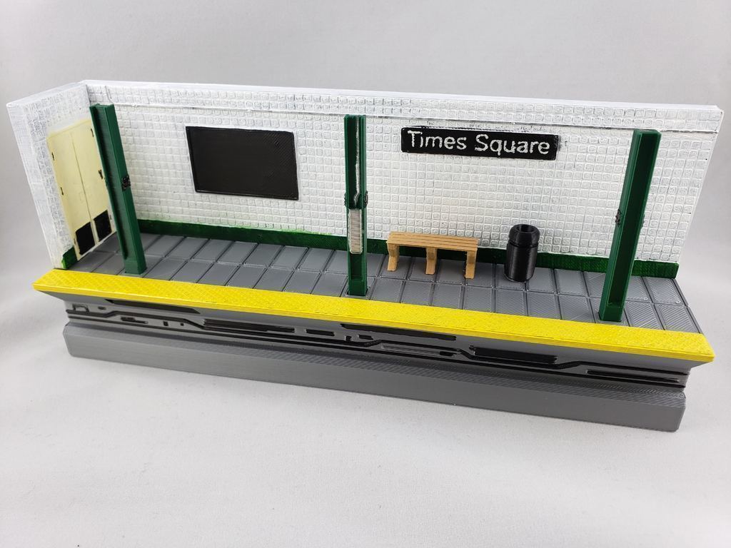 Free STL file MTA Subway Diorama 🚂 ・Template to download and 3D print・Cults