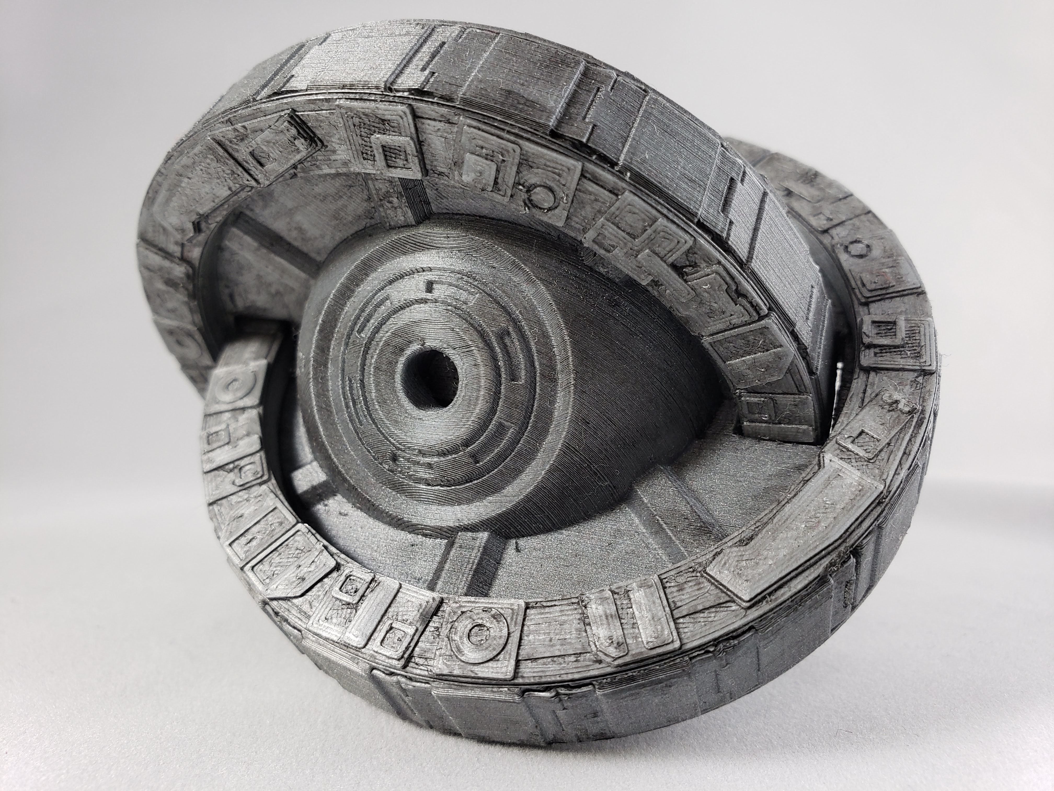 🛥️ Timeless Life Boat with Spinning Rings・Free STL File for ・Cults
