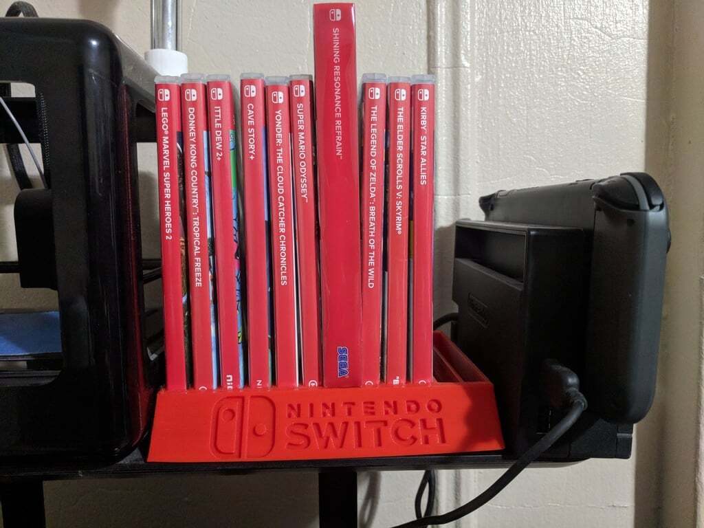 3D printed Nintendo Switch Game Case Holder・Cults