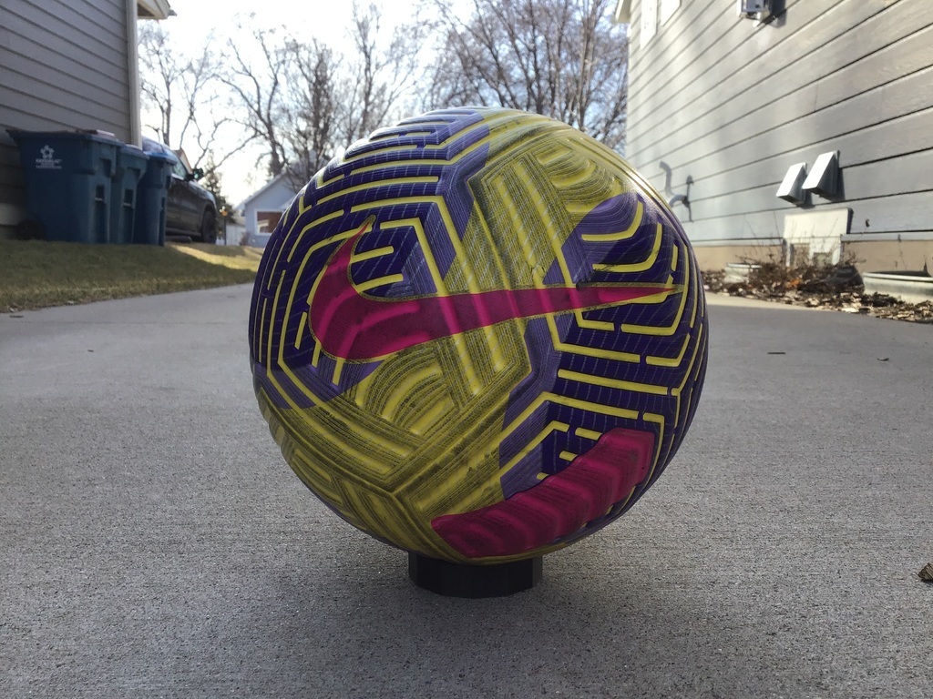 Free 3D file Soccer Ball Stand ⚽ ・3D print design to download・Cults
