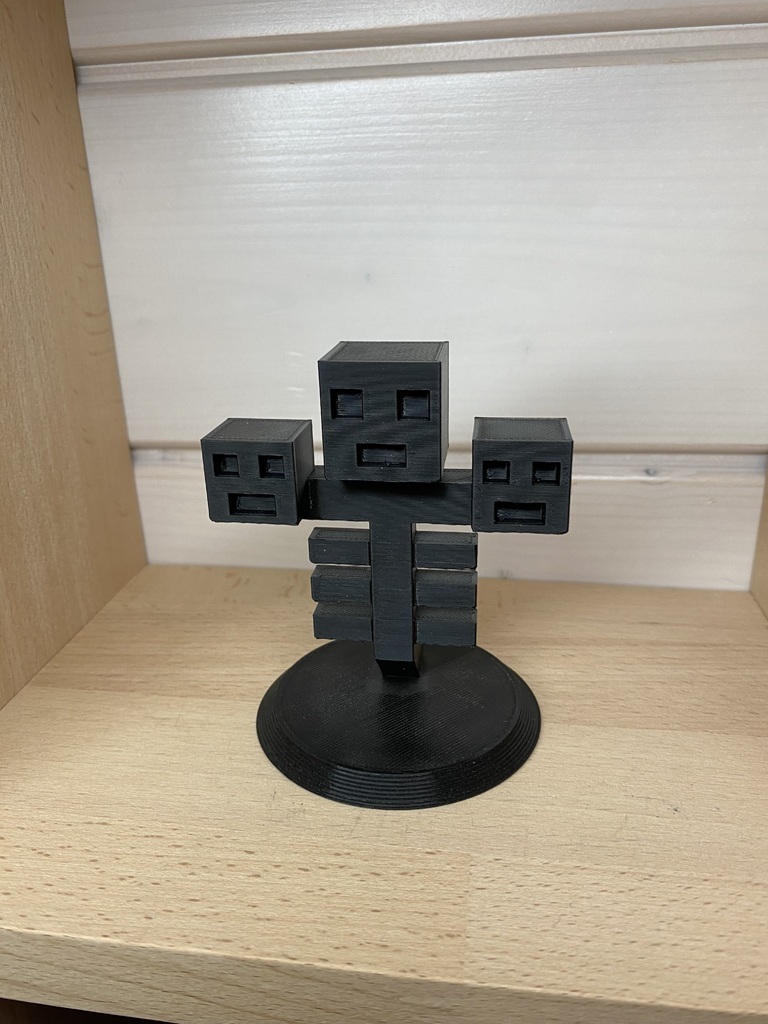 Free 3D file Minecraft - Wither Sculpture on a Podium 🗿 ・Object to ...