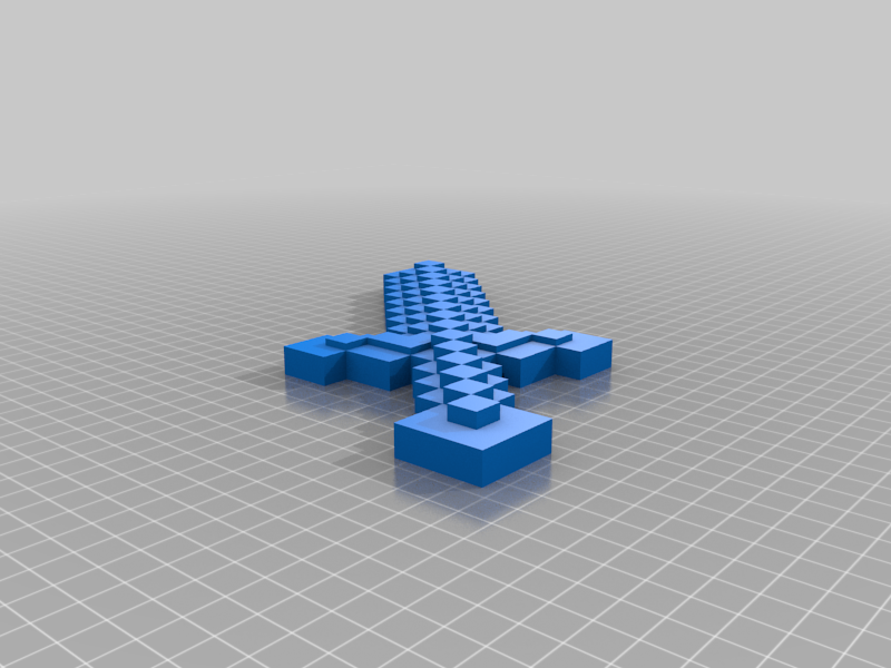 Free 3D file Minecraft - Sword - 9.5 inches 🗡️ ・3D printer design to ...