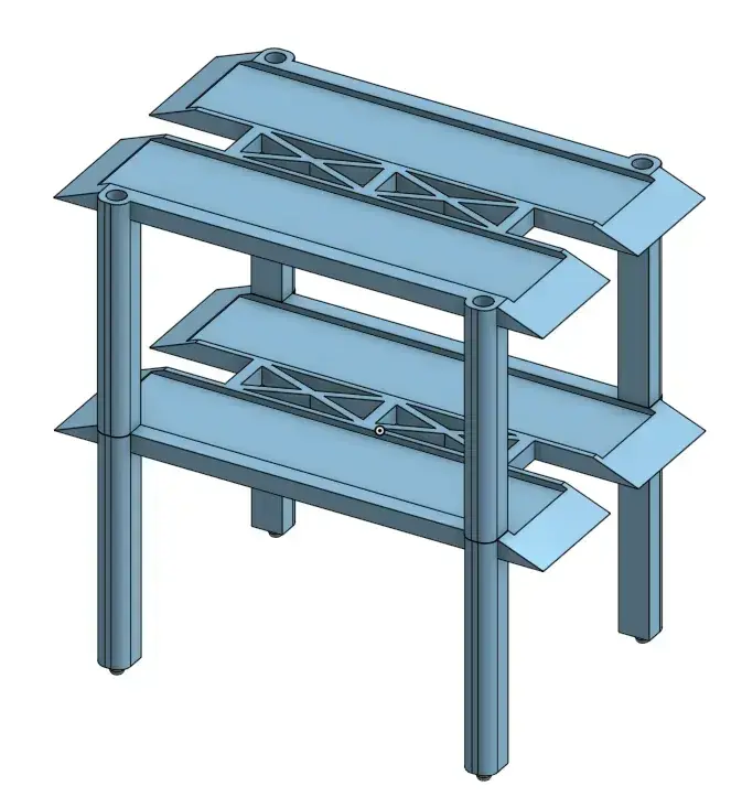 Archivo 3D gratis 1:64 scale car lift V2 🚗 ・Diseño de impresión 3D para ...