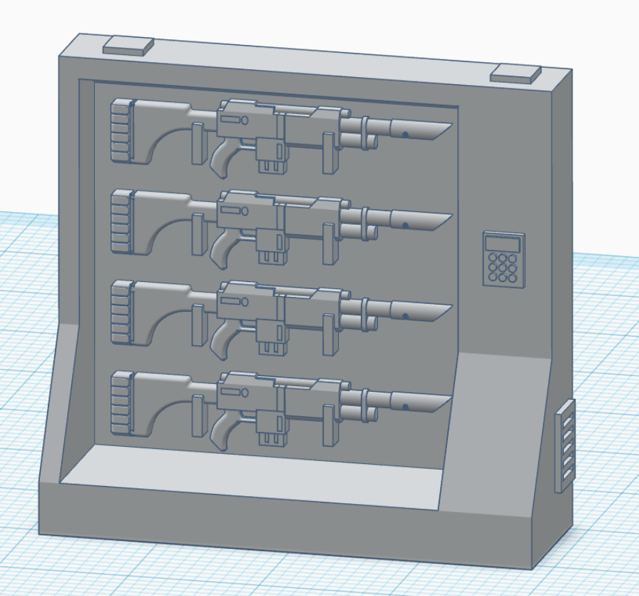 🎲 LASER RIFLE STAND for 28mm Wargame (FDM FRIENDLY)・Free STL File for ...