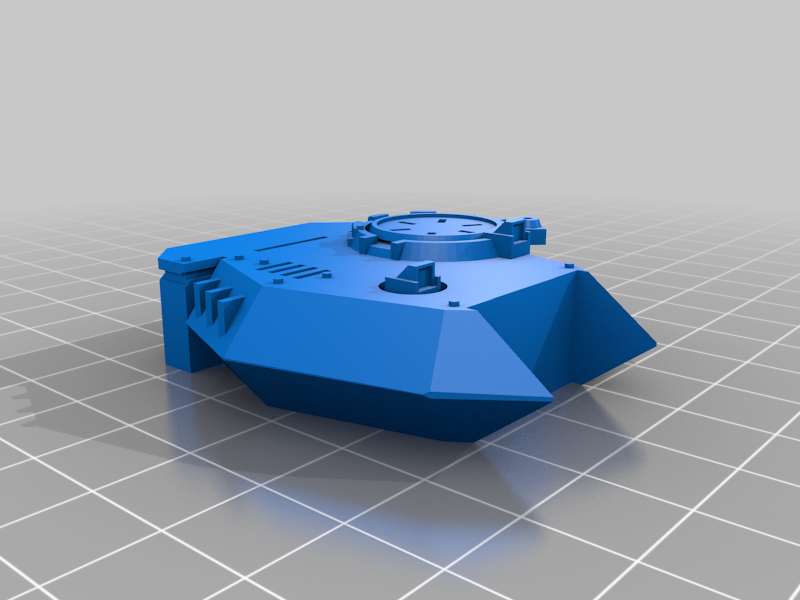 🔮 GRIMDARK FUTURE BATTLE BROTHER TANK TURRET [FDM FRIENDLY]・Free STL ...