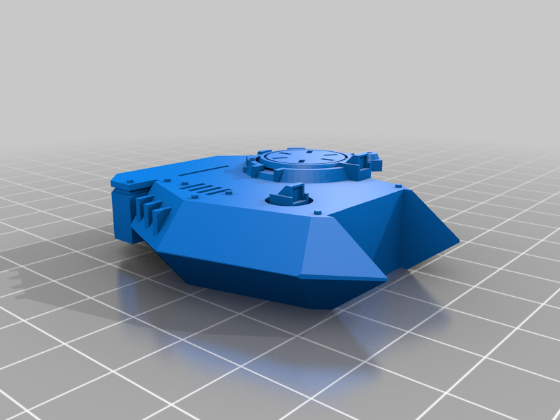 🔮 GRIMDARK FUTURE BATTLE BROTHER TANK TURRET [FDM FRIENDLY]・Free STL ...