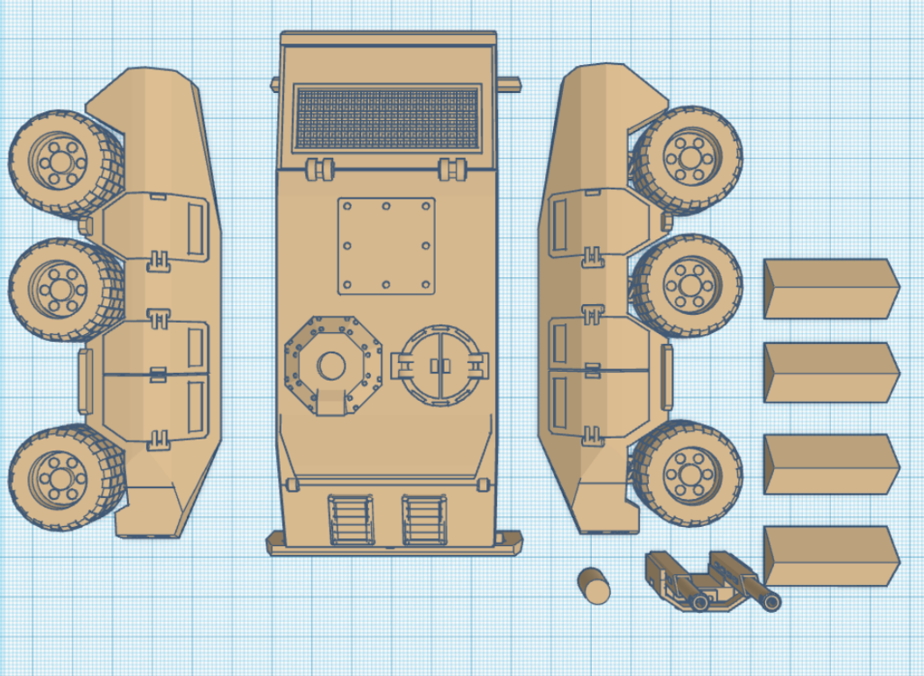 🔮 BUFFALOX APC/IFV FOR GRIMDARK FUTURE HUMAN DEFENSE FORCES [FDM ...