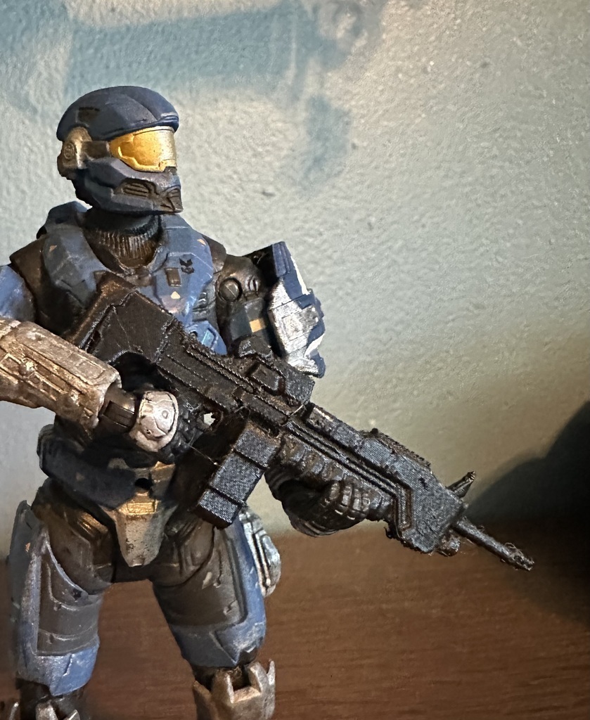 😇 Mcfarlane Halo Reach - M73 LMG Concept・Free 3D File for ・Cults