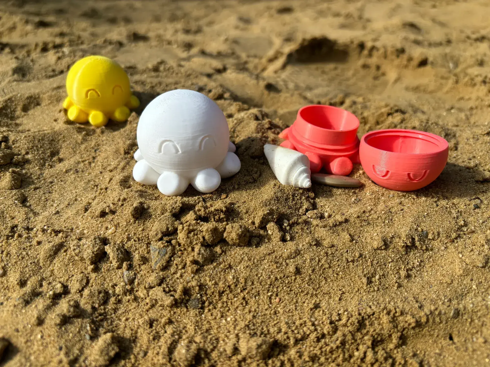 🐙 Cute octopus threaded box・Free STL File for 3D printing・Cults