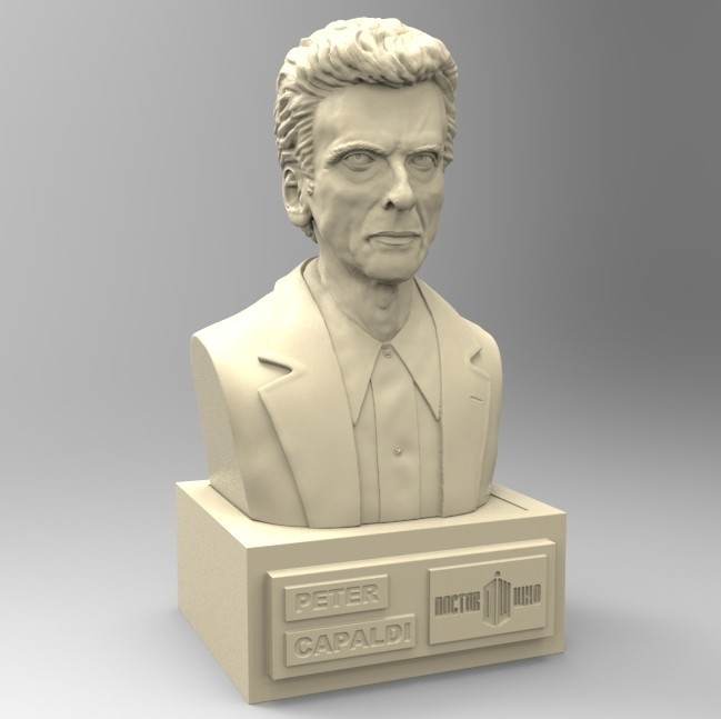 STL file DOCTOR WHO PETER CAPALDI 🩺 ・3D printer model to download・Cults