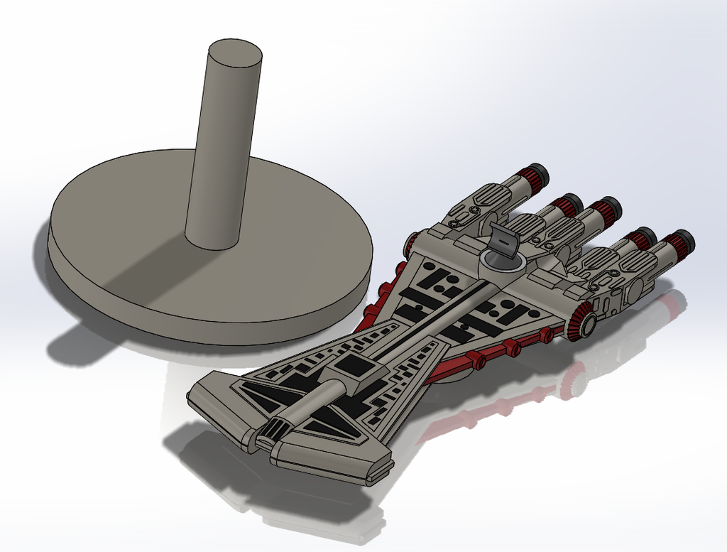 Crucible Cruiser・Free 3D File for ・Cults