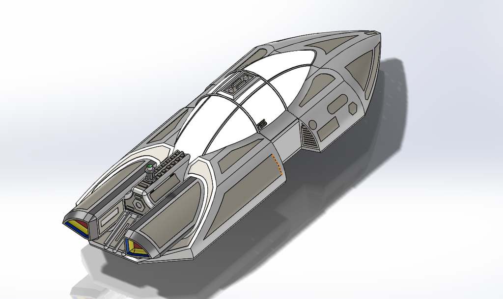 🚗 Speeder Car・Free 3D File for ・Cults