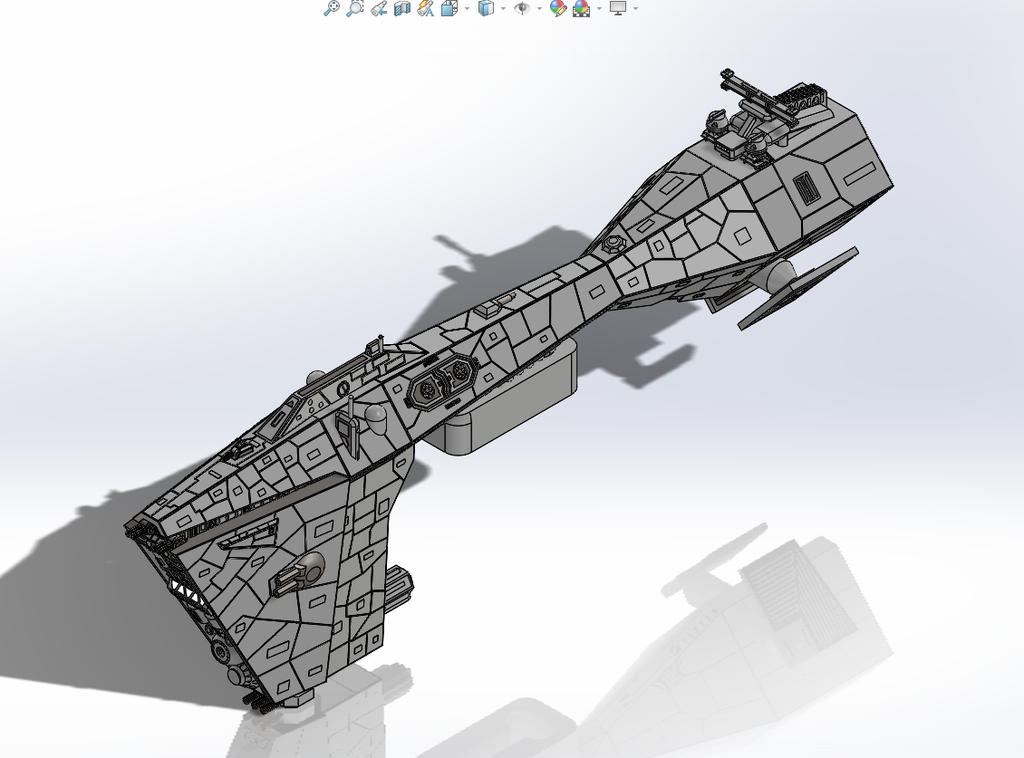 Imperial Nebulon B Cruiser・Free 3D File for ・Cults