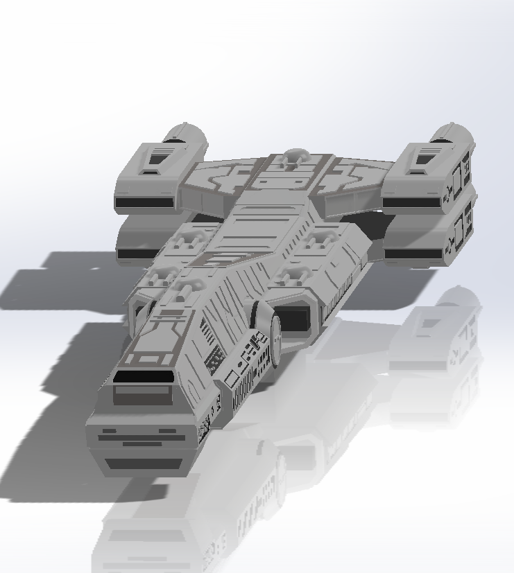 Corellian Frigate・Free 3D File for ・Cults