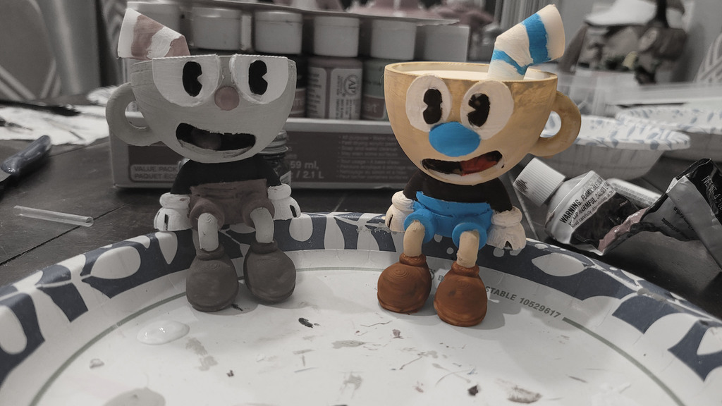 👽 Mugman Desk Buddy・Free 3D File for ・Cults