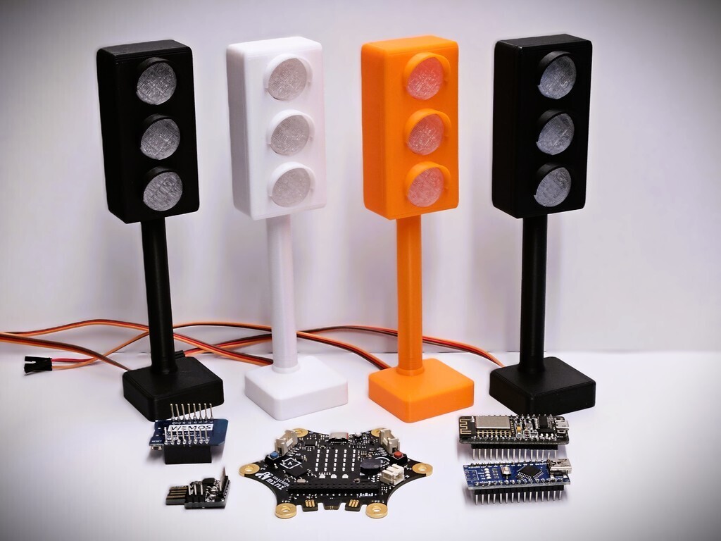 Archivo 3D gratis Semáforo - (Ampel) con WS2812 (Neopixel Stick) 🔌 ...