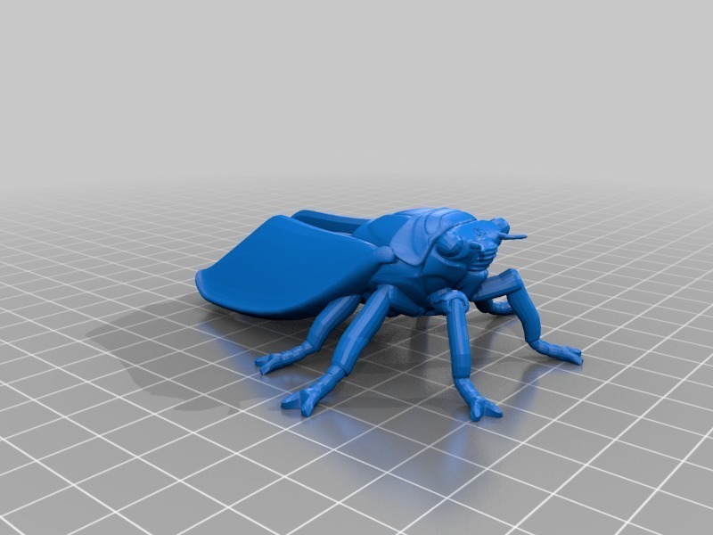 🎨 セミ（Cicada）3Dデータ・Free 3D File for ・Cults