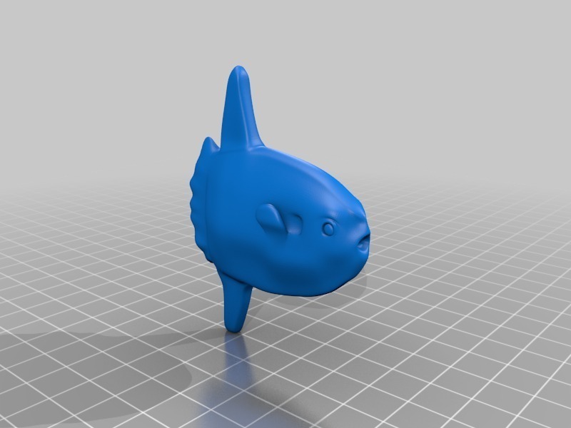 Free 3D file マンボウ（Sunfish）3Dデータ 🎨 ・3D printable design to download・Cults