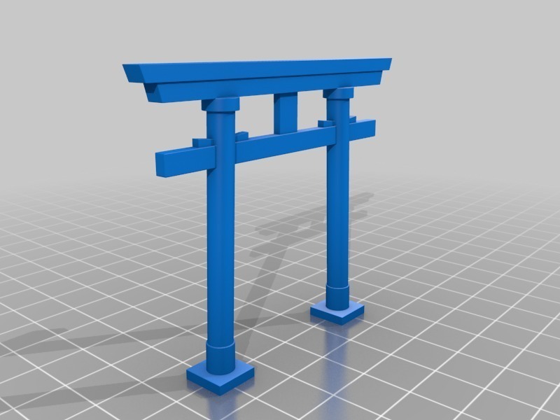Free 3D file 鳥居（Torii）3Dデータ 🇯🇵 ・3D printer design to download・Cults