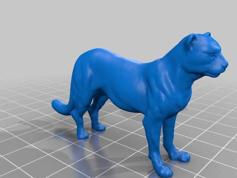 Free 3D file ヒョウ（Leopard）3Dデータ 🎨 ・3D print design to download・Cults