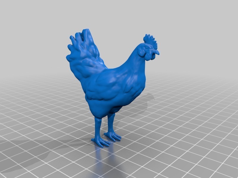 Free 3D file 鶏（Chicken）3Dデータ 🎨 ・3D printing template to download・Cults