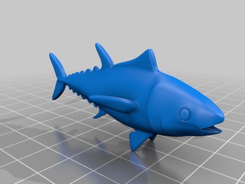 🎨 鮪（Tuna）3Dデータ・Free 3D File for ・Cults