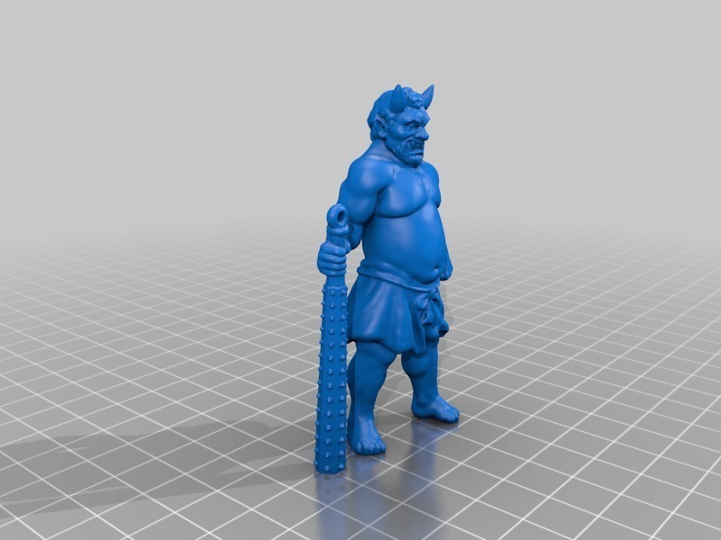 👹 鬼（Demon）3Dデータ・Free 3D File for ・Cults