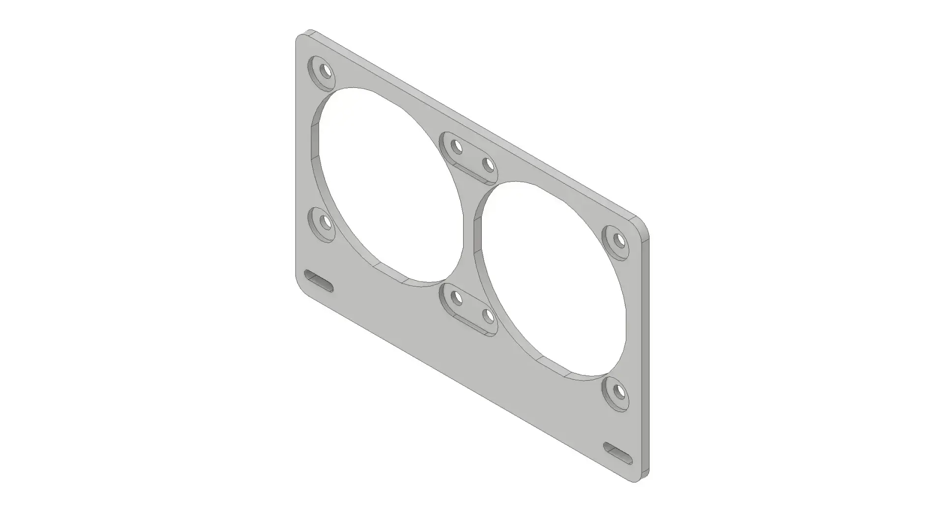 Free 3D file Noctua 2x 60mm fan adaptor bracket for Open Benchtable 💻 ...