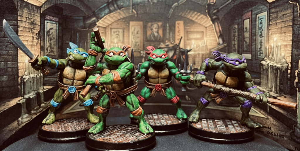 🎲 Lowpoly TMNT Buddies Set rip by mcka3ax・Free 3D File for ・Cults