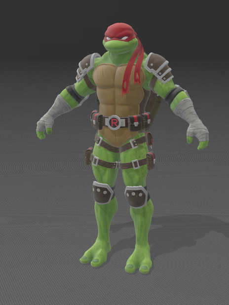 Free 3D file TMNT set Fortnite (Donatello, Michelangelo, Raphael ...