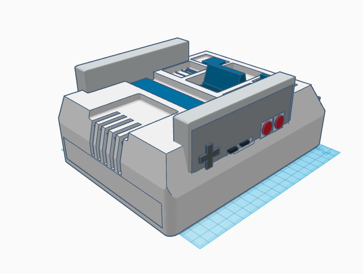 Free 3D file Adapter for Nintendo mini in the form of a dandy console ...