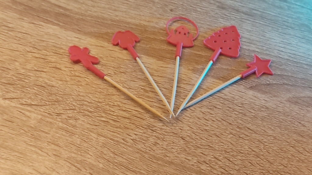 Free 3D file Toothpick for christmas 🦷 ・3D printable model to download ...