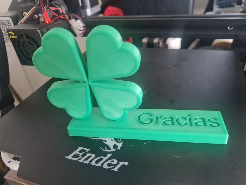 Free 3D file 4 leaf clover ☘️ ・Model to download and 3D print・Cults