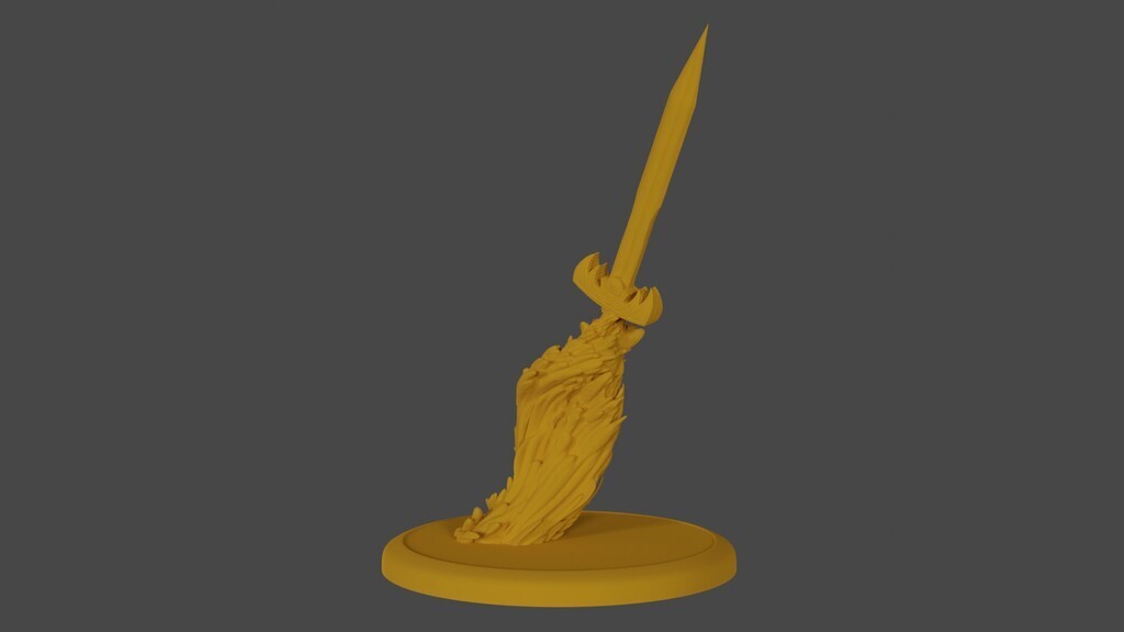 🗡️ Animated Sword・Free 3D File for ・Cults