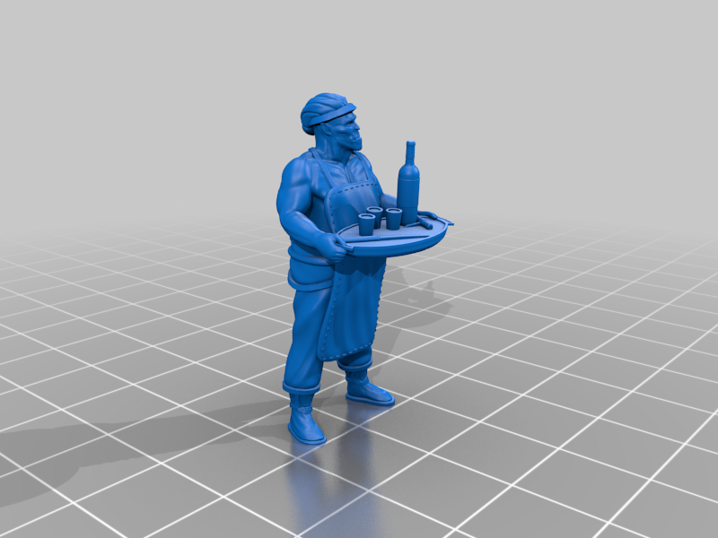 🎲 Orc Barkeep・Archivo 3D Gratis para ・Cults