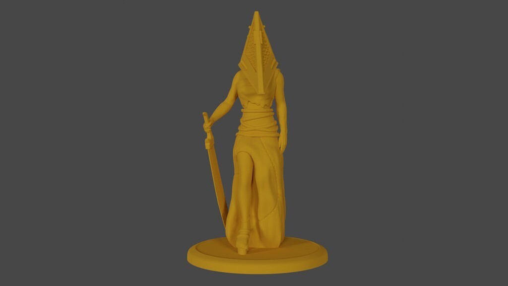 ♀️ Pyramid Head (Female)・Free 3D File for ・Cults